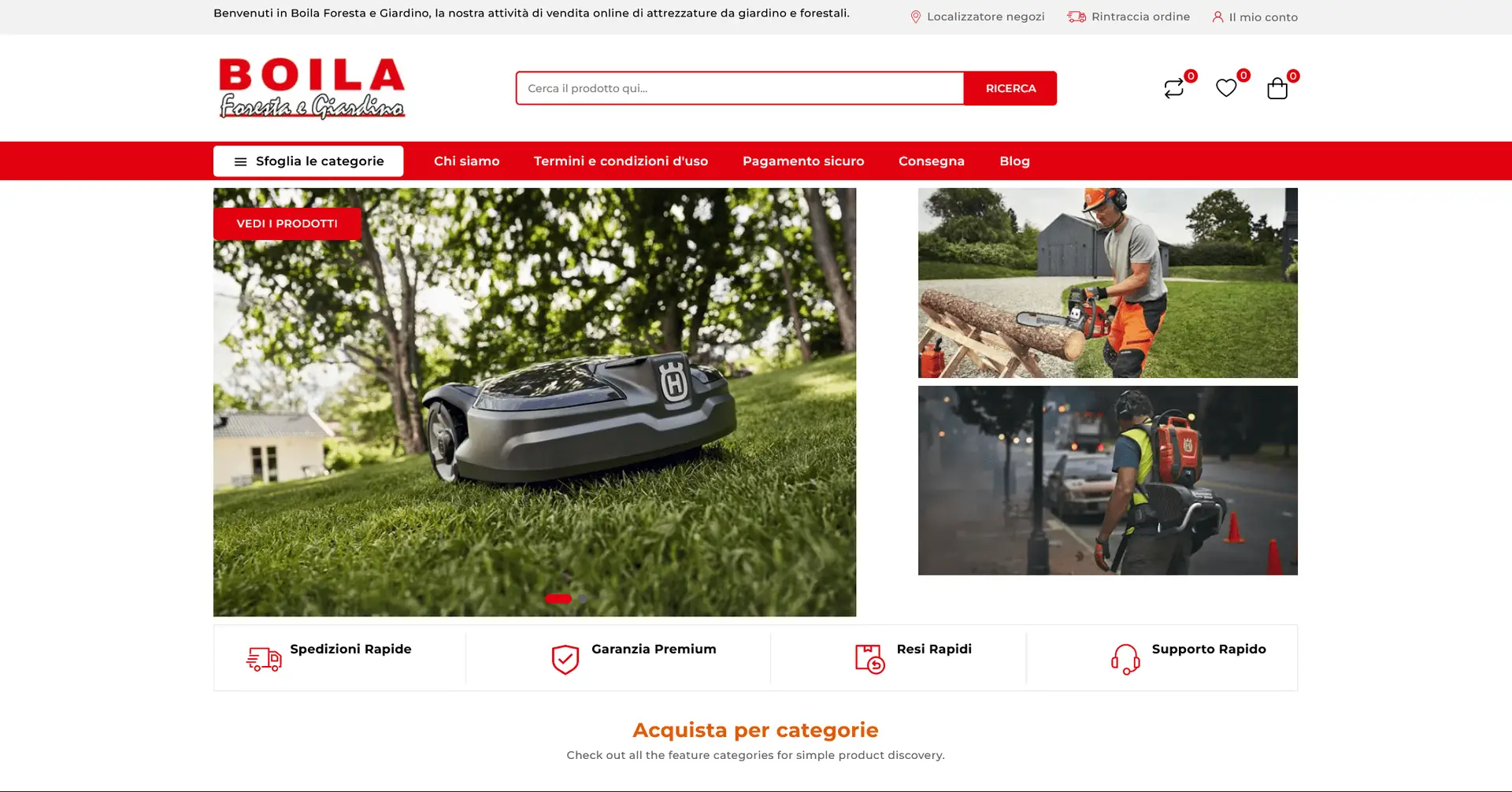 Boila Foresta e Giardino » Web Agency Evo Sistemi